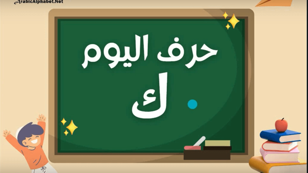 Learn Arabic Alphabets: How to write and pronounce the Arabic letter ك ...